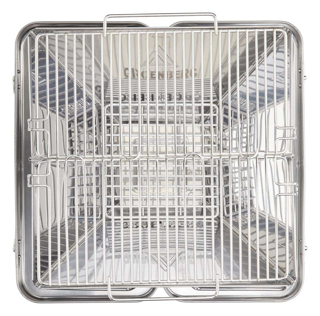 Faltbarer Edelstahlgrill – leichter Outdoor Grill für unterwegs